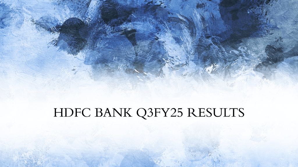 HDFC Bank Q3FY25 Results: A Steady Growth Story Despite Marginal ...